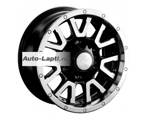Диски LS 7x15/6x139,7 ET10 D106,1 1288 BKF (конус, Колпак+лого) в Москве. Авто-Лапти